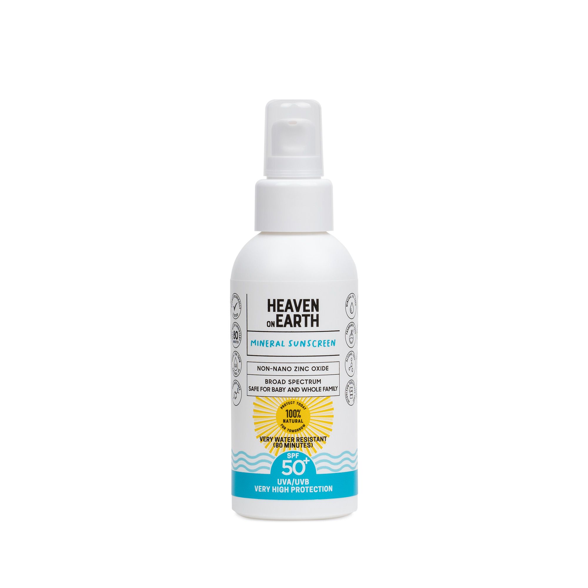 Spf 50 Vegan Mineral Güneş Kremi %100 Doğal Suya Dayanıklı Çok Yüksek ...