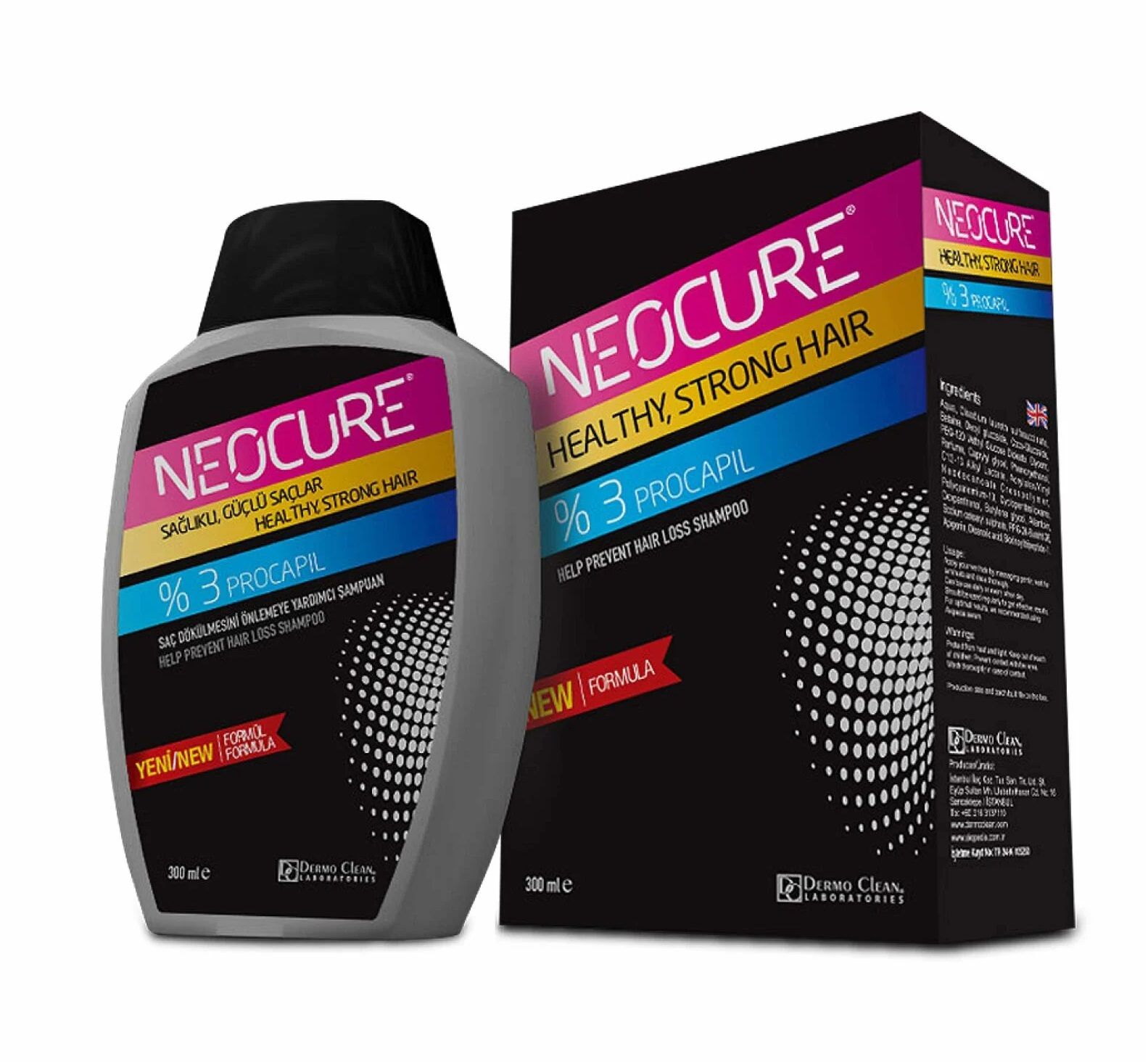 DERMO CLEAN NEOCURE SAÇ EKİMİ SONRASI ŞAMPUAN 300 ML - shopsa.com.tr