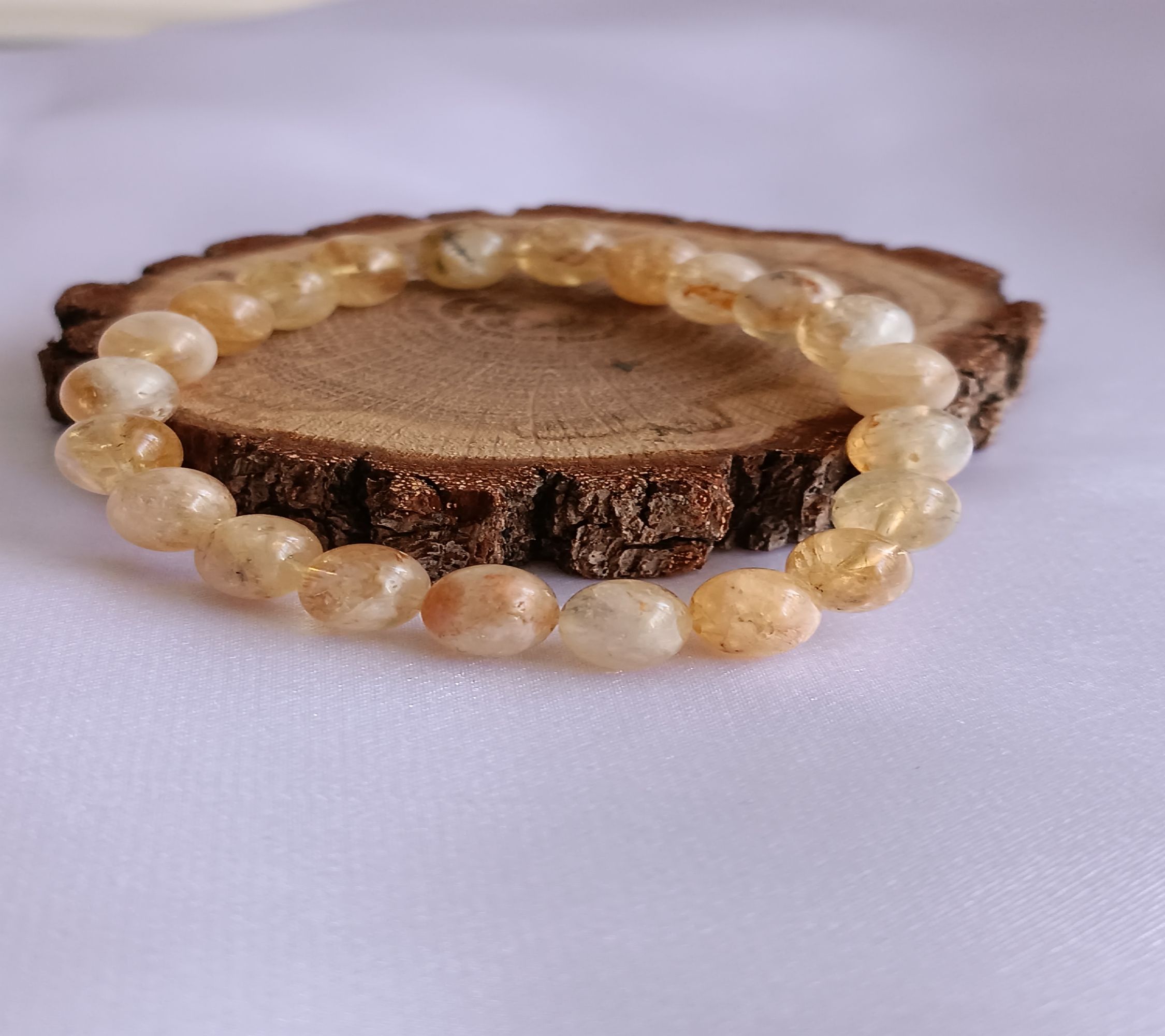Anka Gemstone - Sitrin Taşı Doğal Taş Bileklik - shopsa.com.tr