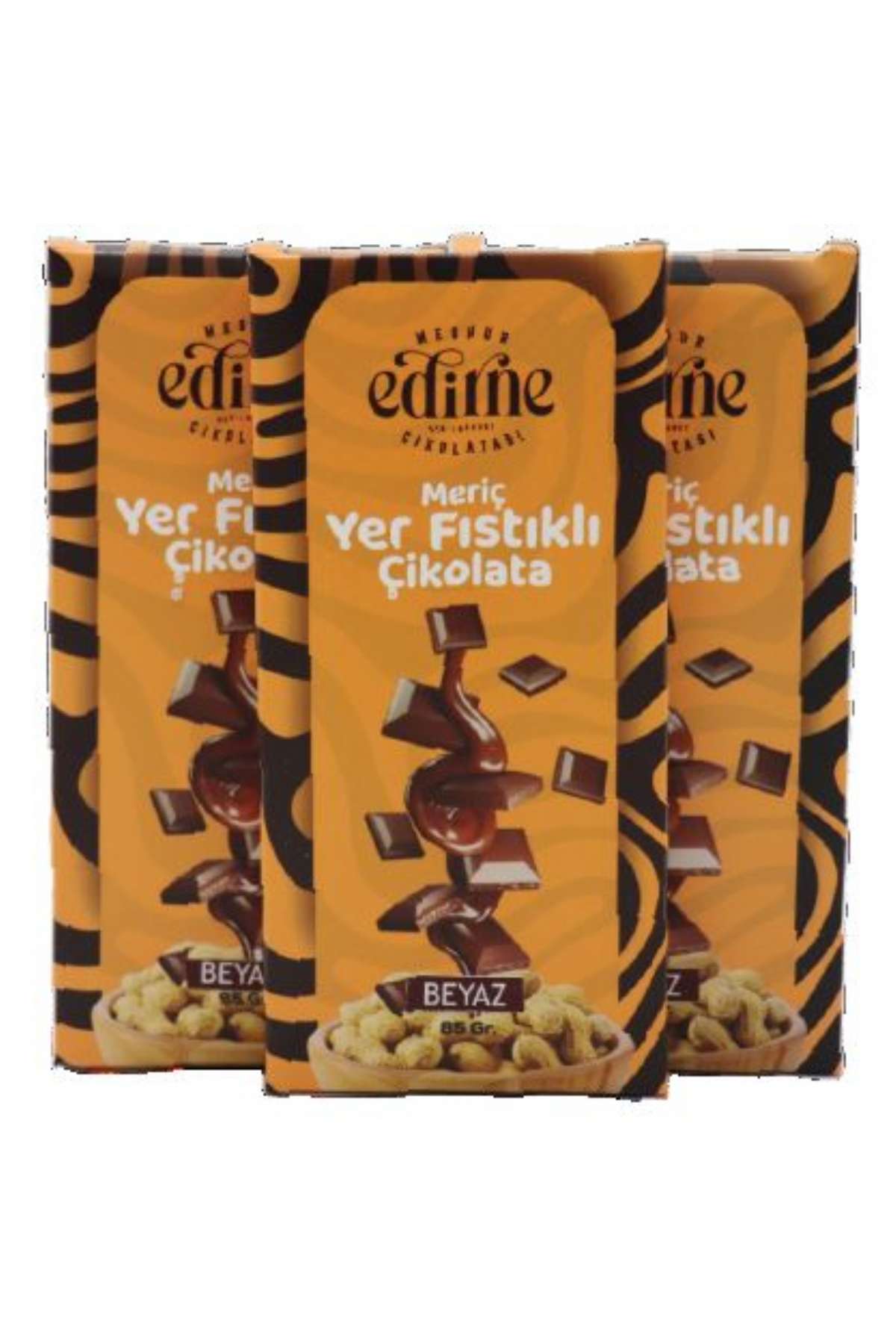 Edirne Yöresel Meriç Yer Fıstıklı Beyaz Tablet Çikolata - shopsa.com.tr