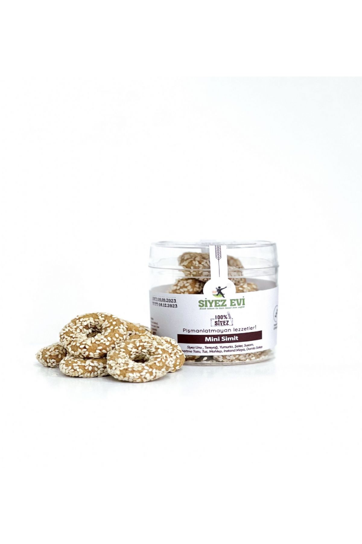 Siyez Unlu Mini Simit 110 Gr Tr