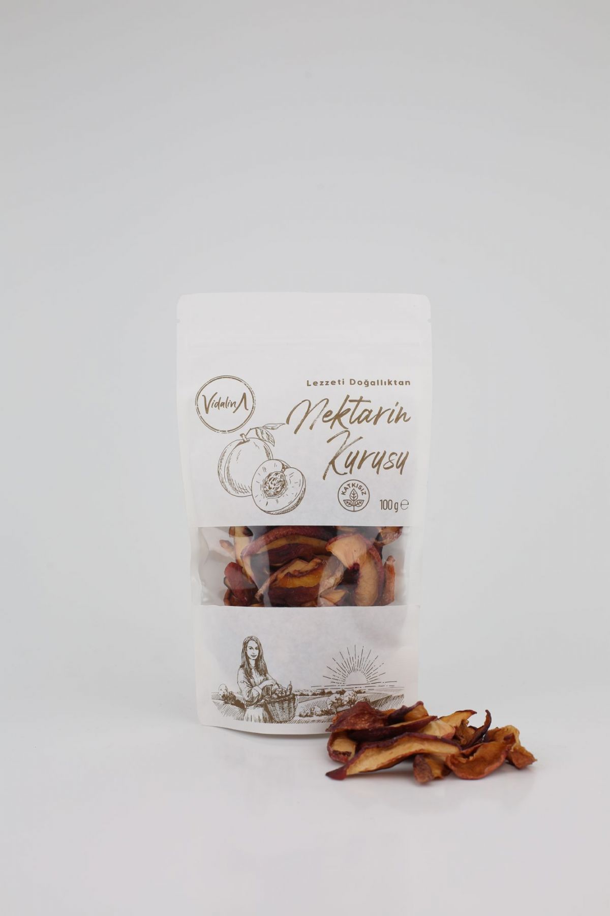 VİDALİNA NEKTARİN KURUSU 100 GR - shopsa.com.tr