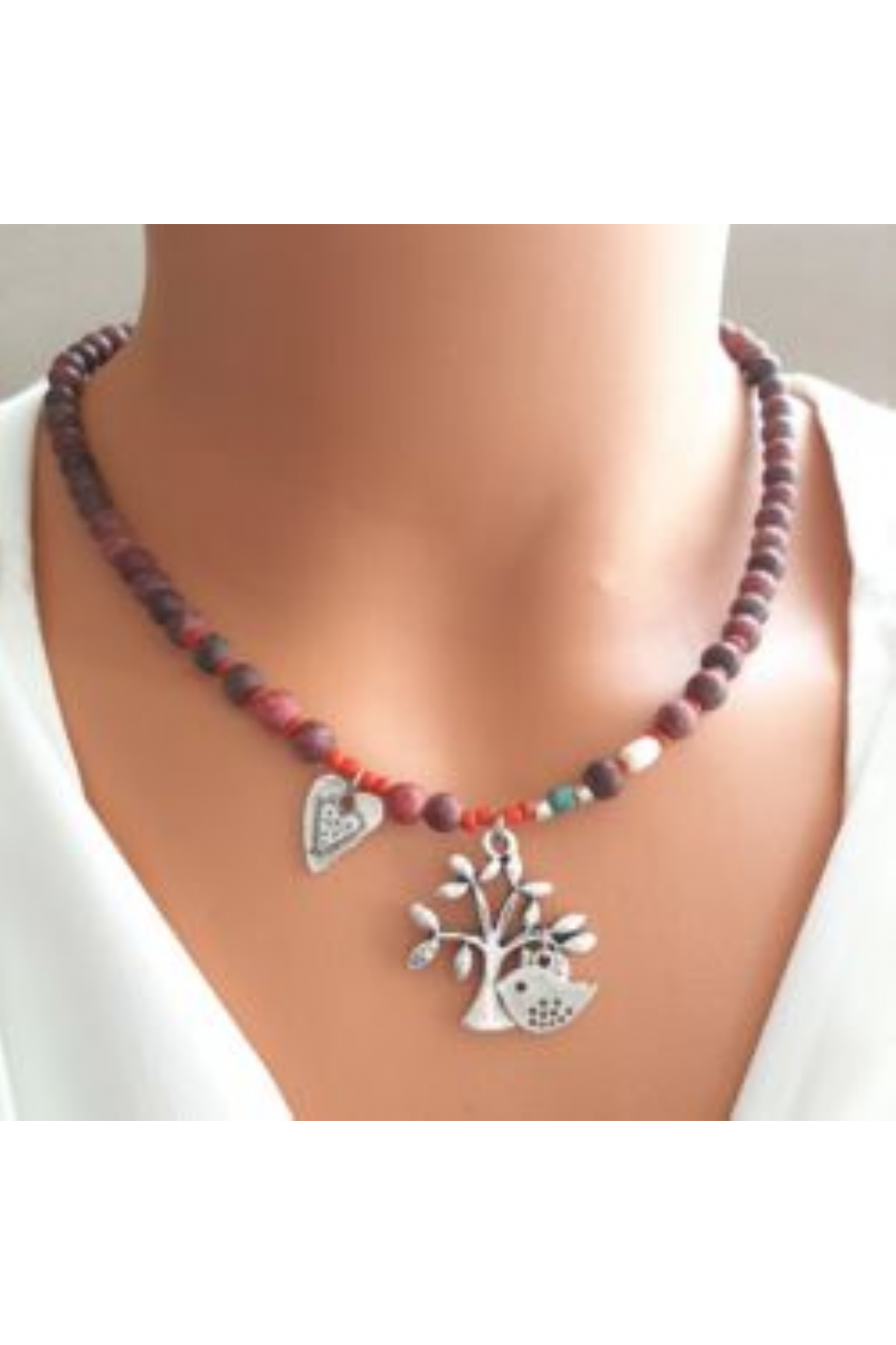 Anne Sevgisi Hayat Ağacı Kolye - shopsa.com.tr